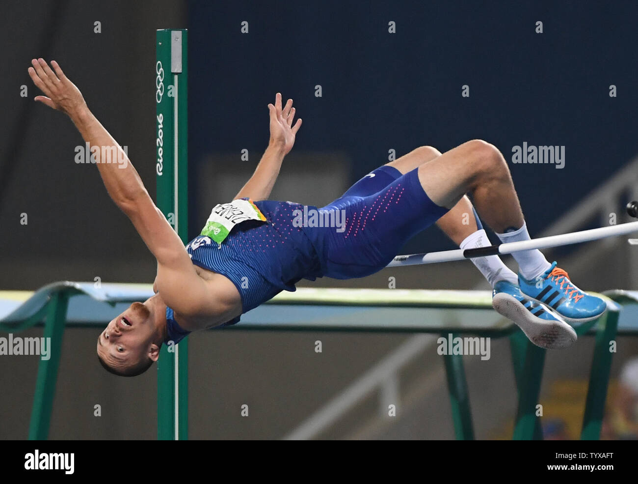 Zach Ziemek of the United States competes in the Men's High Jump at the ...