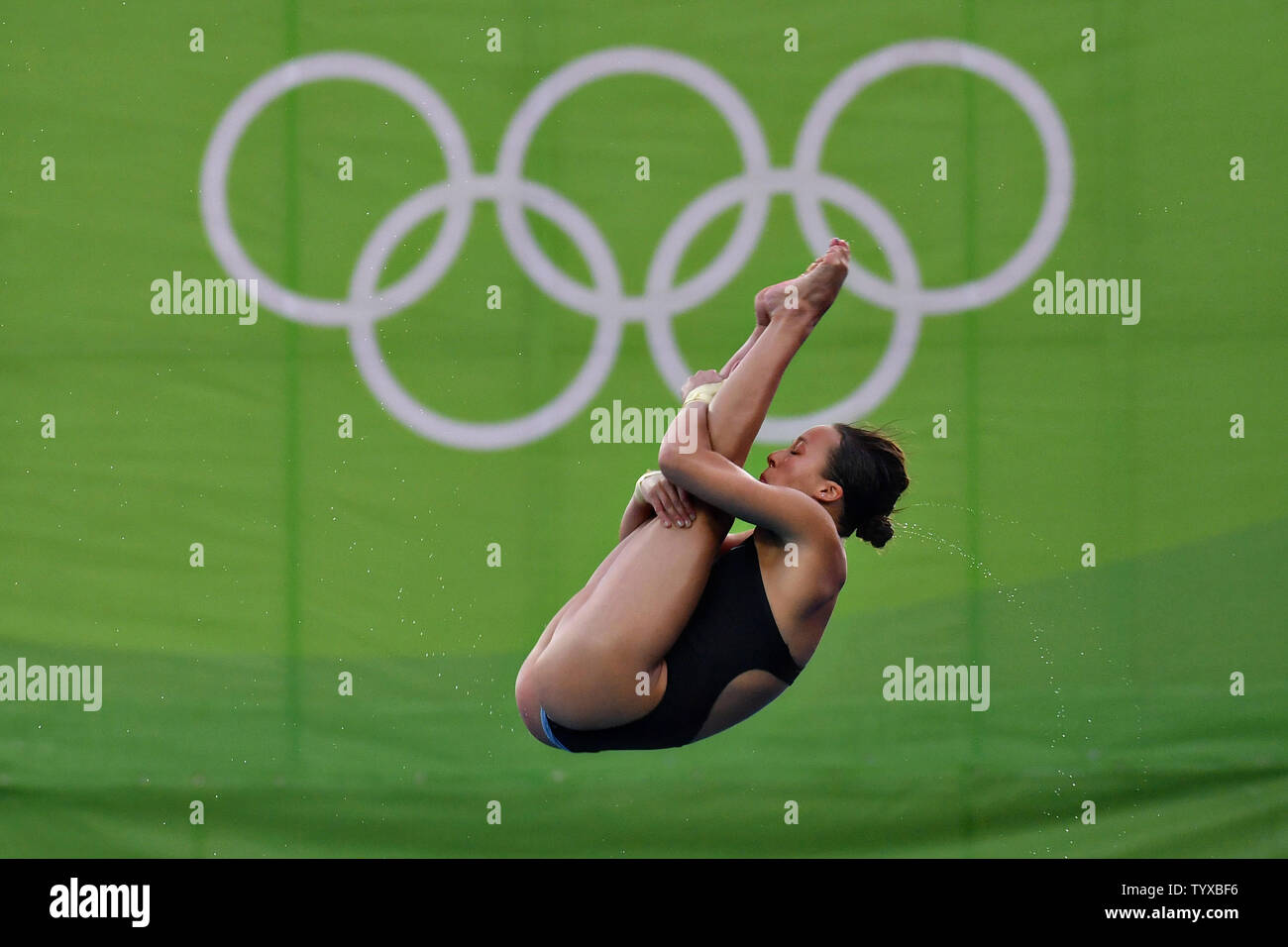 Jessica Parratto competes in the Women's 10m Platform Diving Final in ...