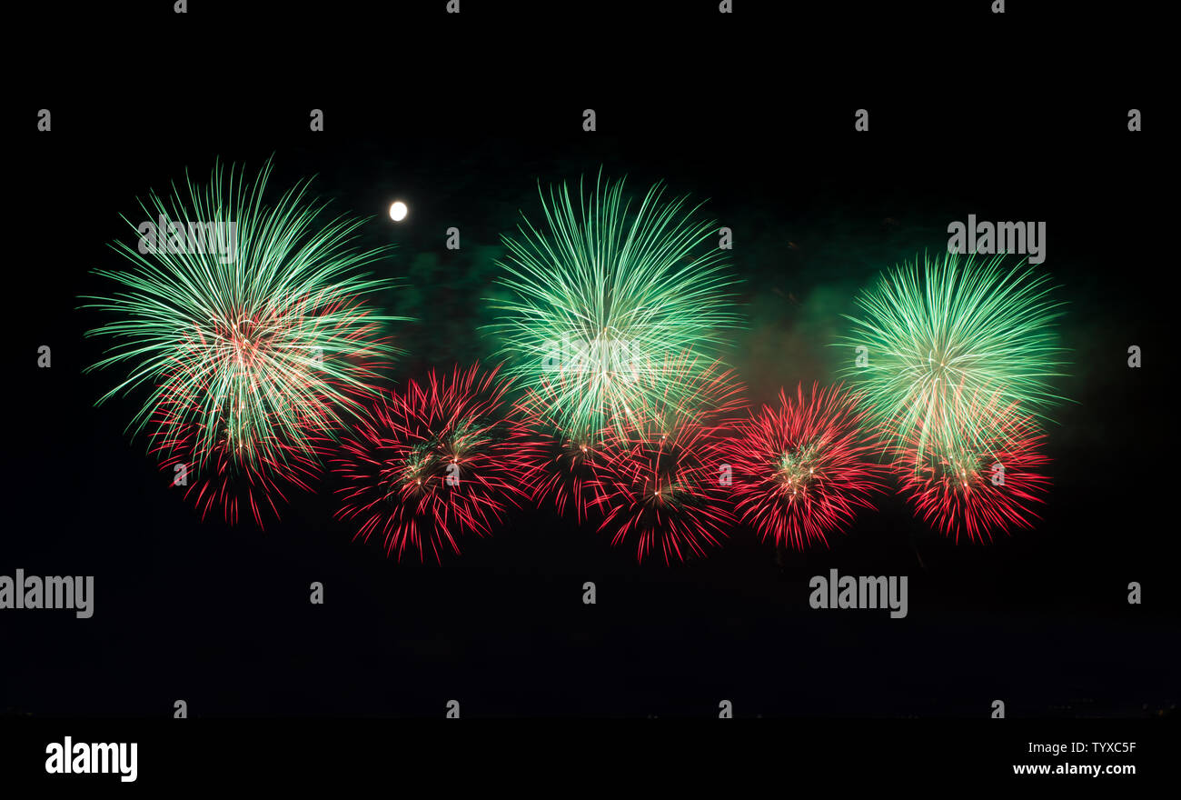 Mid autumn festival fireworks hi-res stock photography and images - Alamy