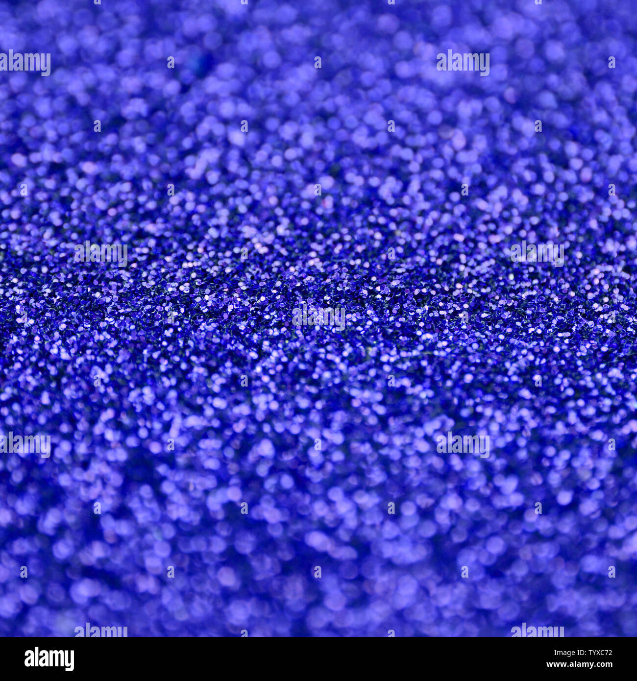 Blue decorative sequins. Background image with shiny bokeh lights from ...