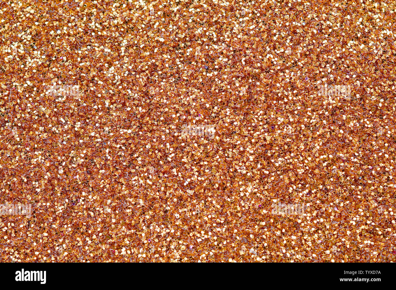 Orange decorative sequins. Background image with shiny bokeh lights ...