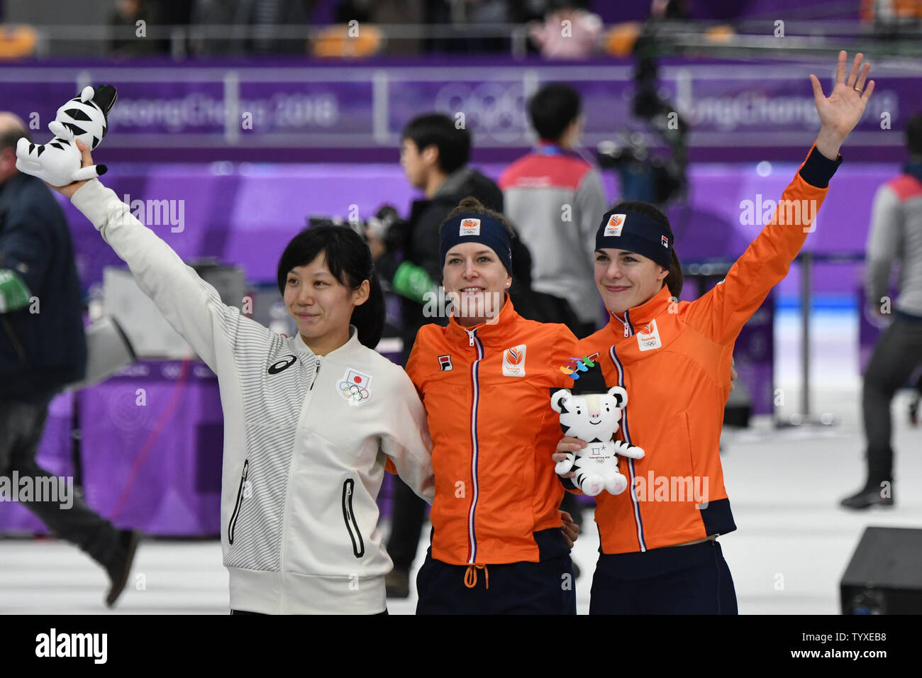 Ireen wust celebrate hi-res stock photography and images - Alamy