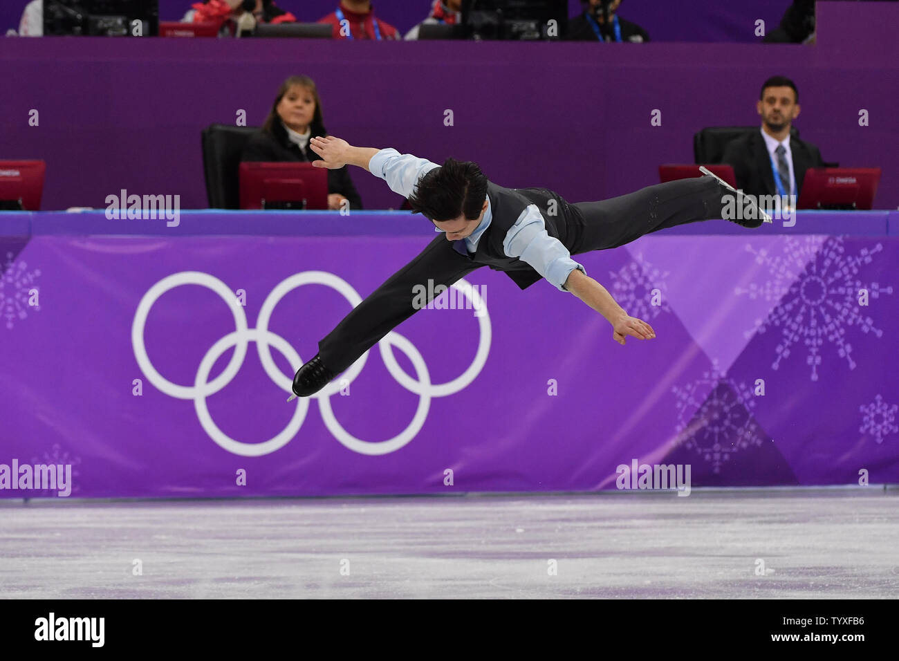 Keegan Messing of Canada competes in the Men Single Skating Short ...