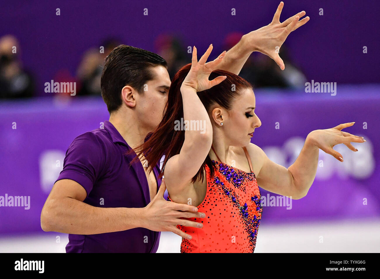 Marie-Jade Lauriault and Romain Le Gac of France compete in Ice Dancing ...