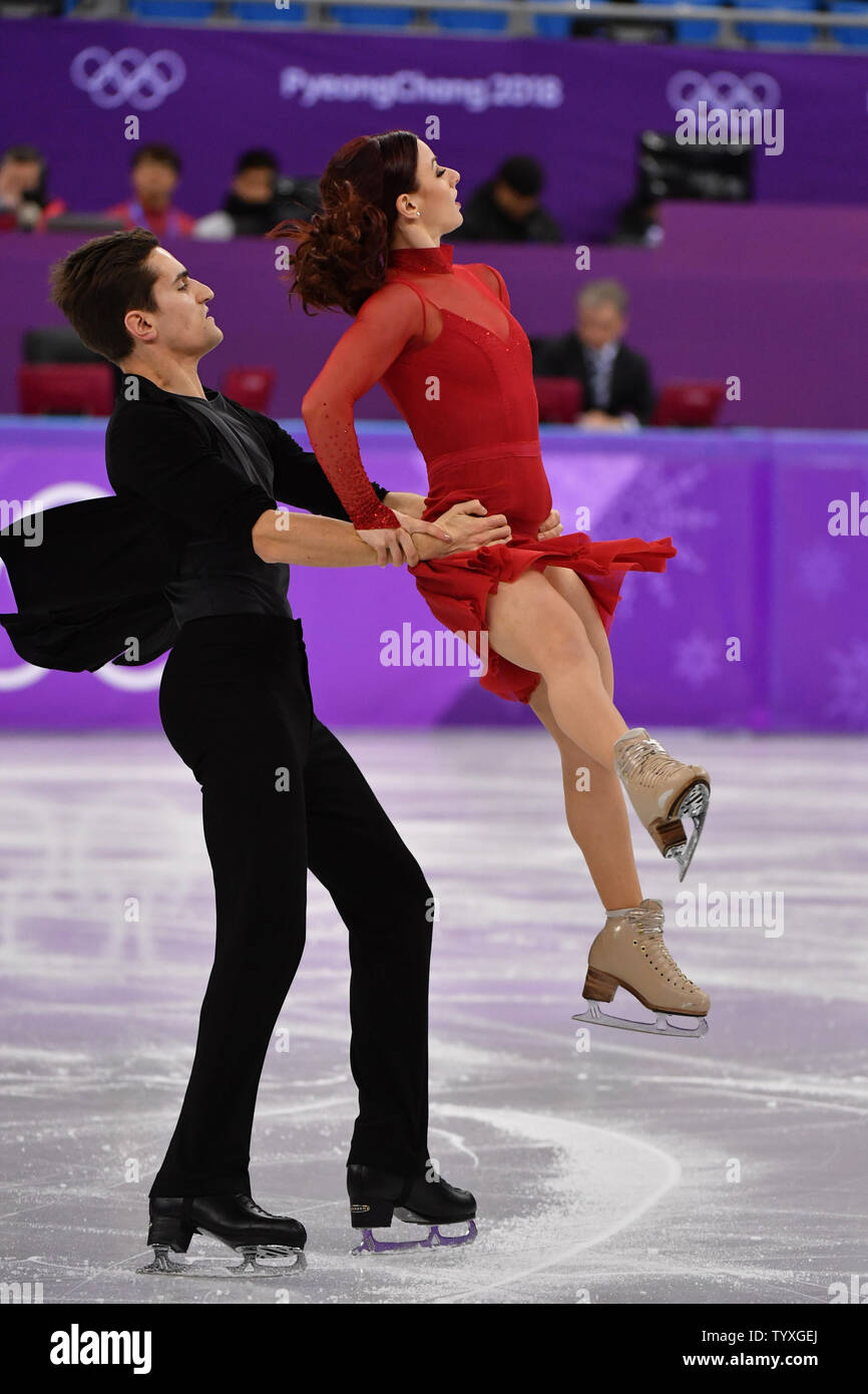 Marie-Jade Lauriault and Romain Le Gac of France compete in Ice Dancing ...