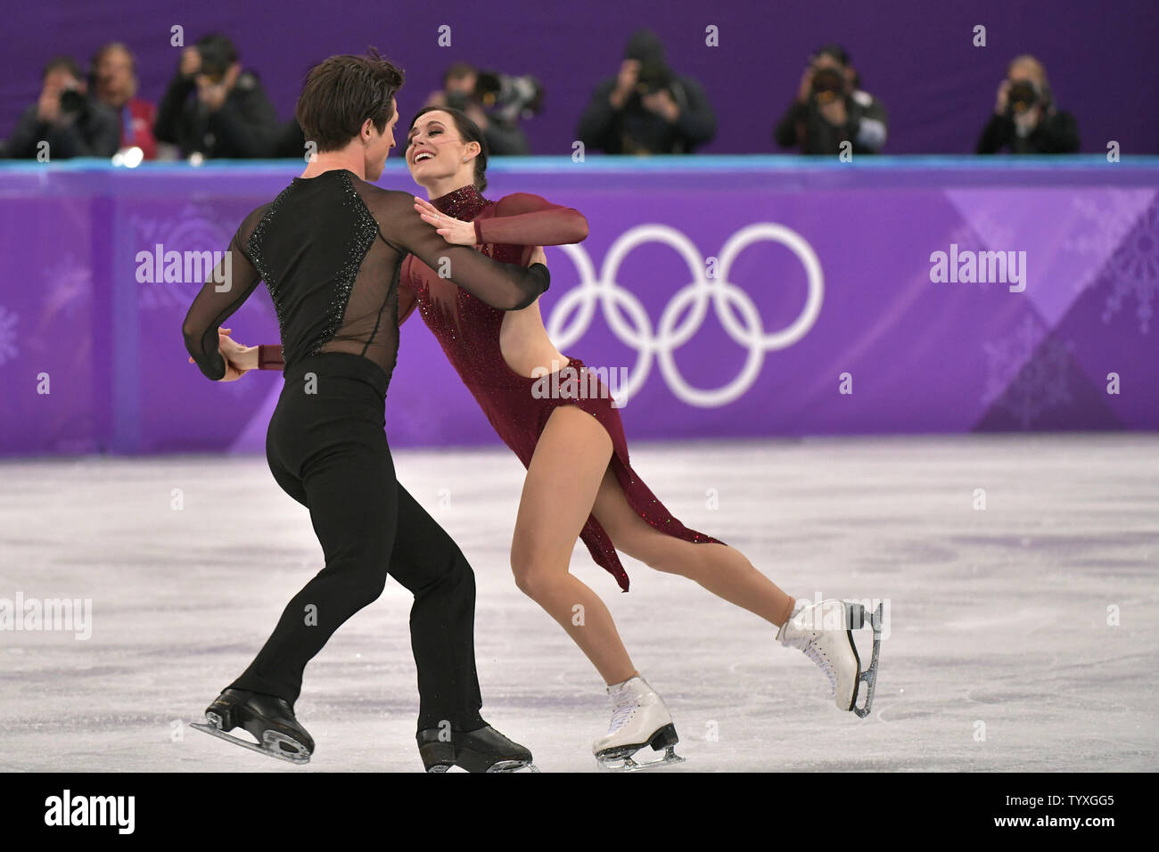 Tessa Virtue and Scott Moir of Canada compete in Ice Dancing Free Dance ...