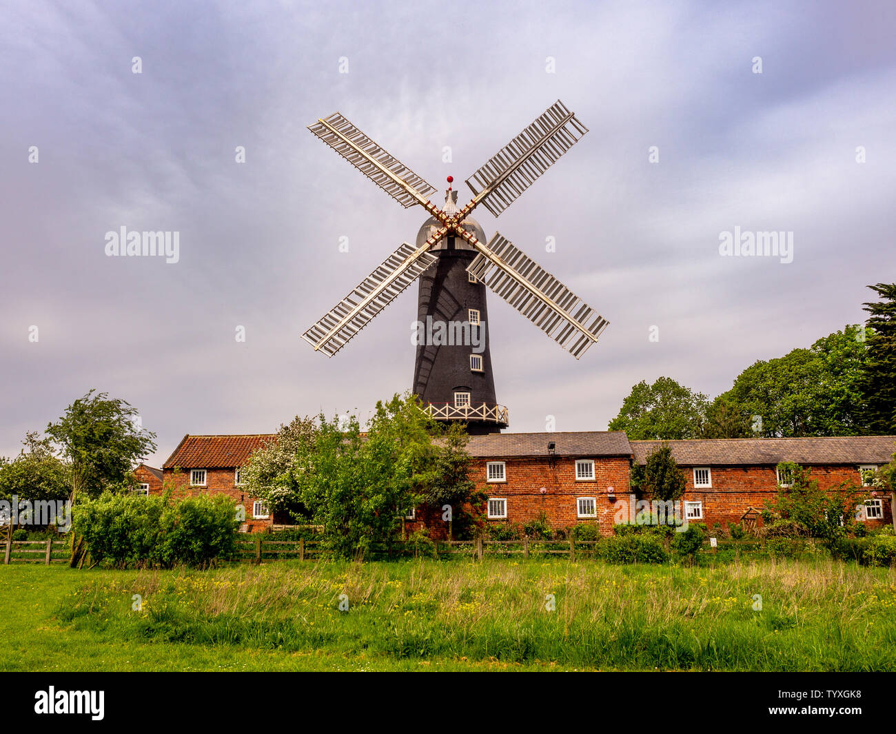 Skidby Windmill, East Yorkshire, UK Stock Photo - Alamy