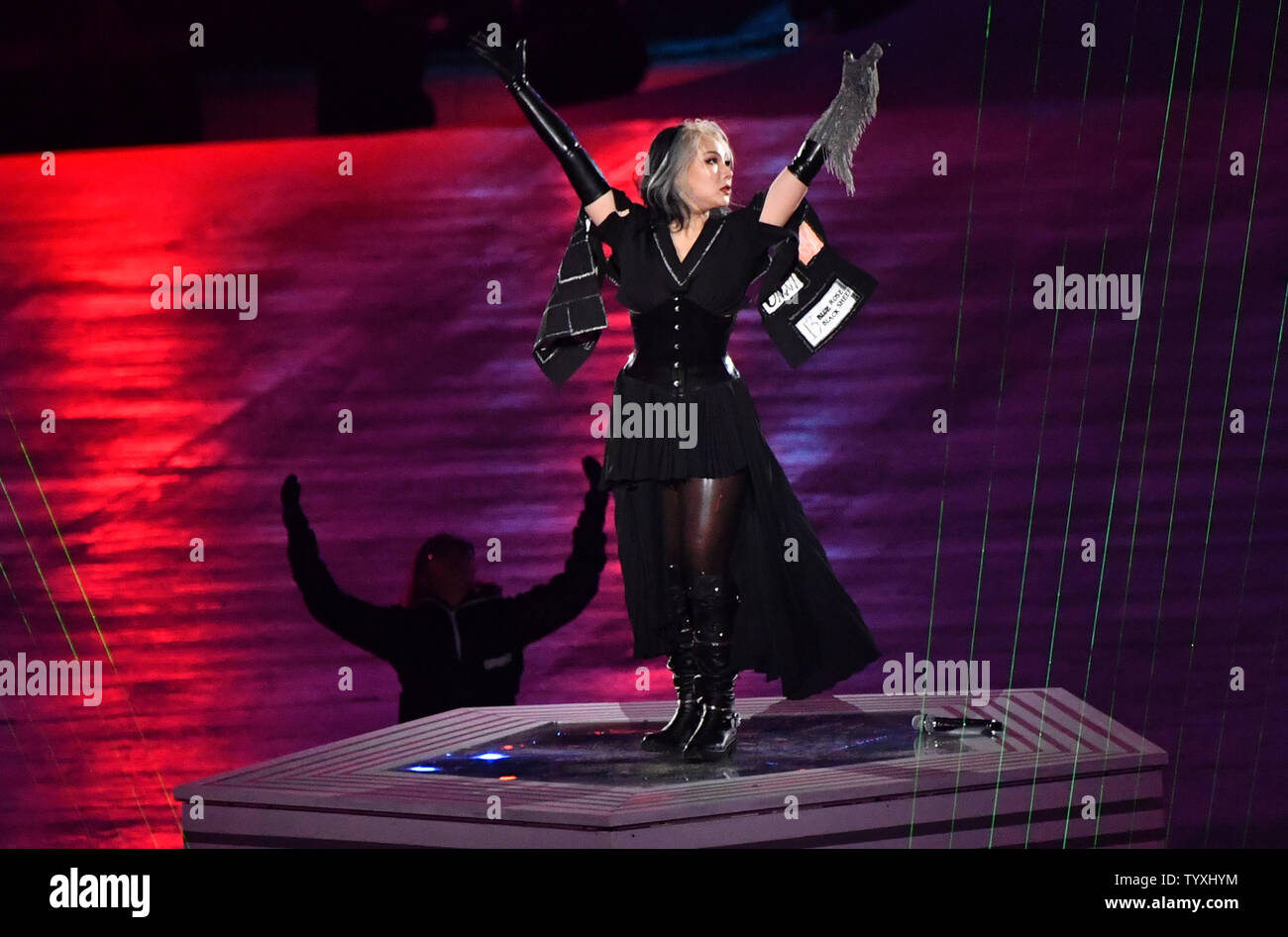 South Korean K-Pop singer CL performs at the closing ceremony for the ...