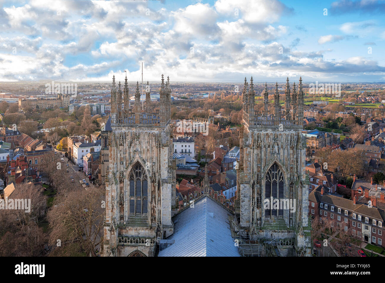 Climb up the central tower of York Cathedral and get a full view of the ...