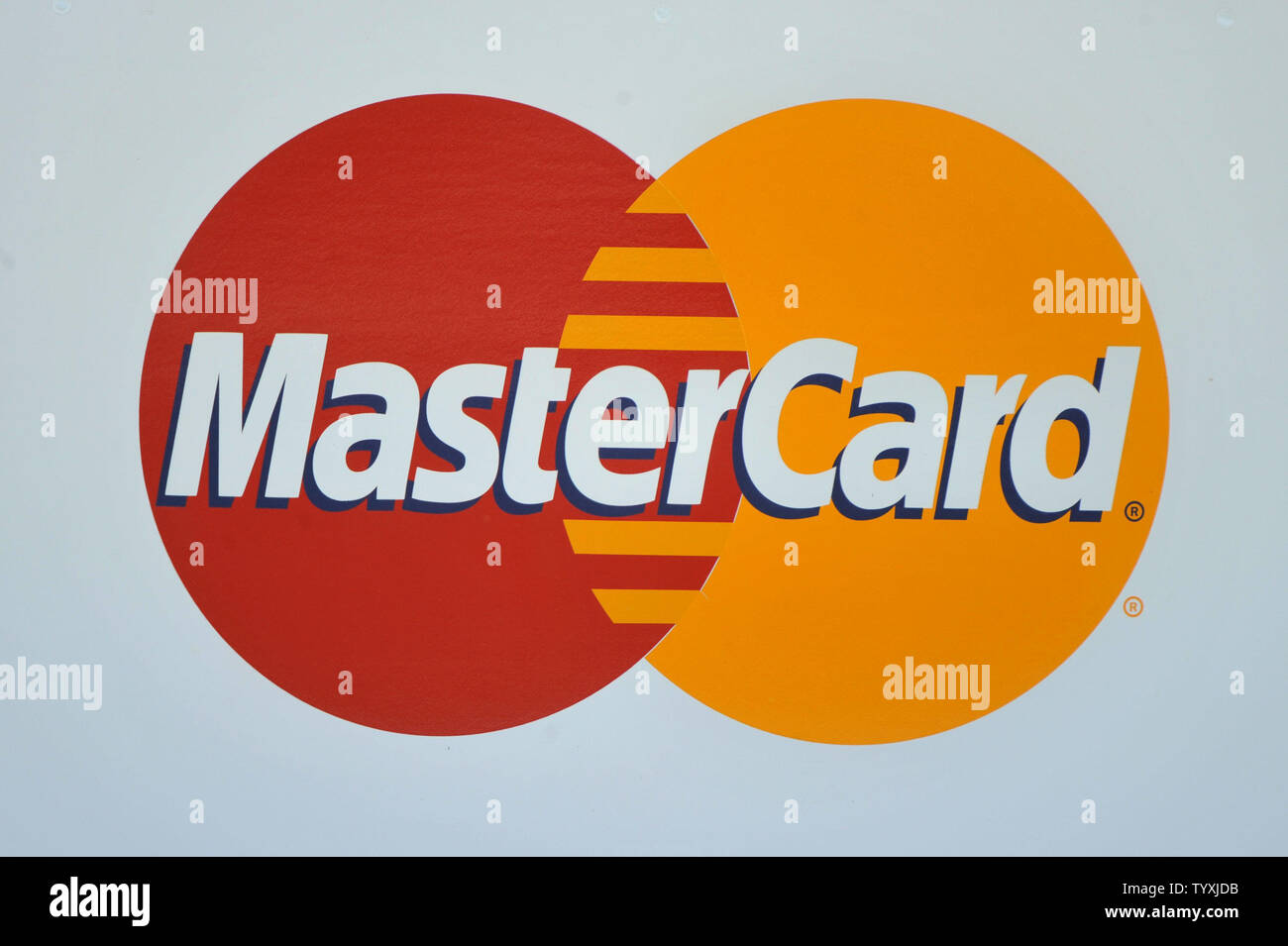 The Master Card logo is seen at the Arnold Palmer Invitational Golf ...