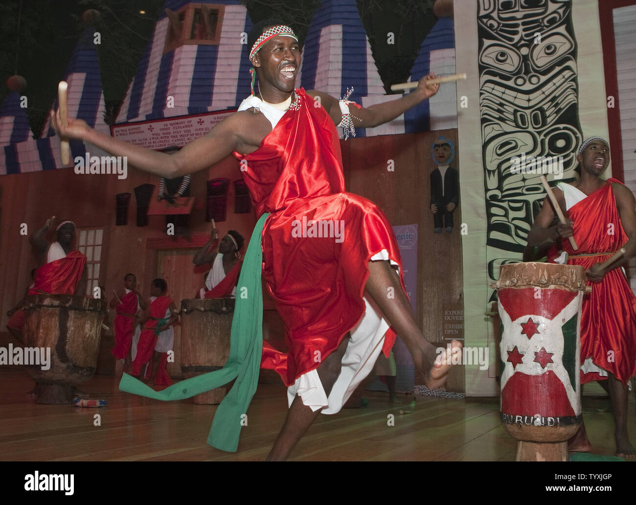 Recently receiving their Canadian citizenship the Burundi Dancers ...