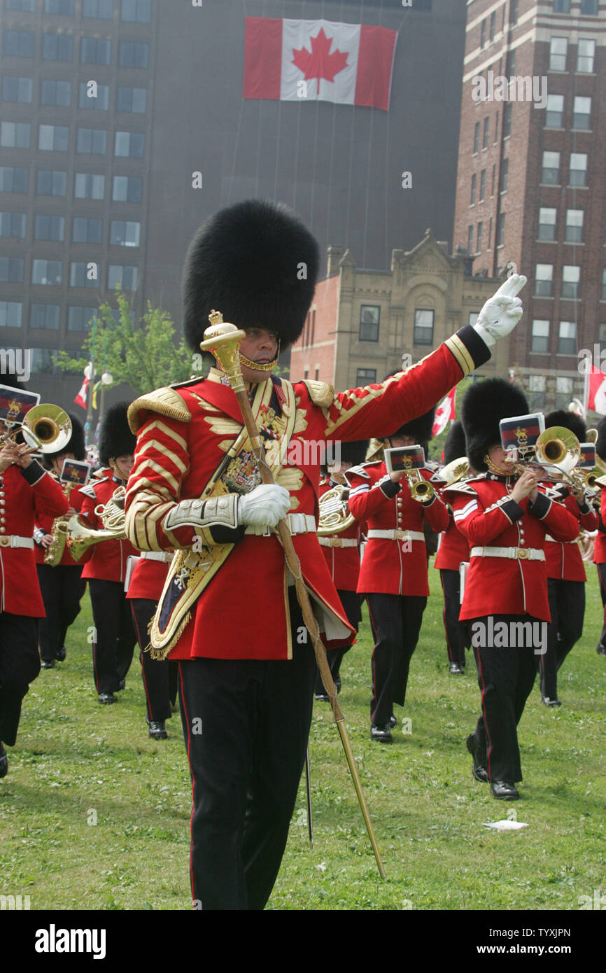 The Changing of the Guard ceremony concludes place on Parliament Hill ...