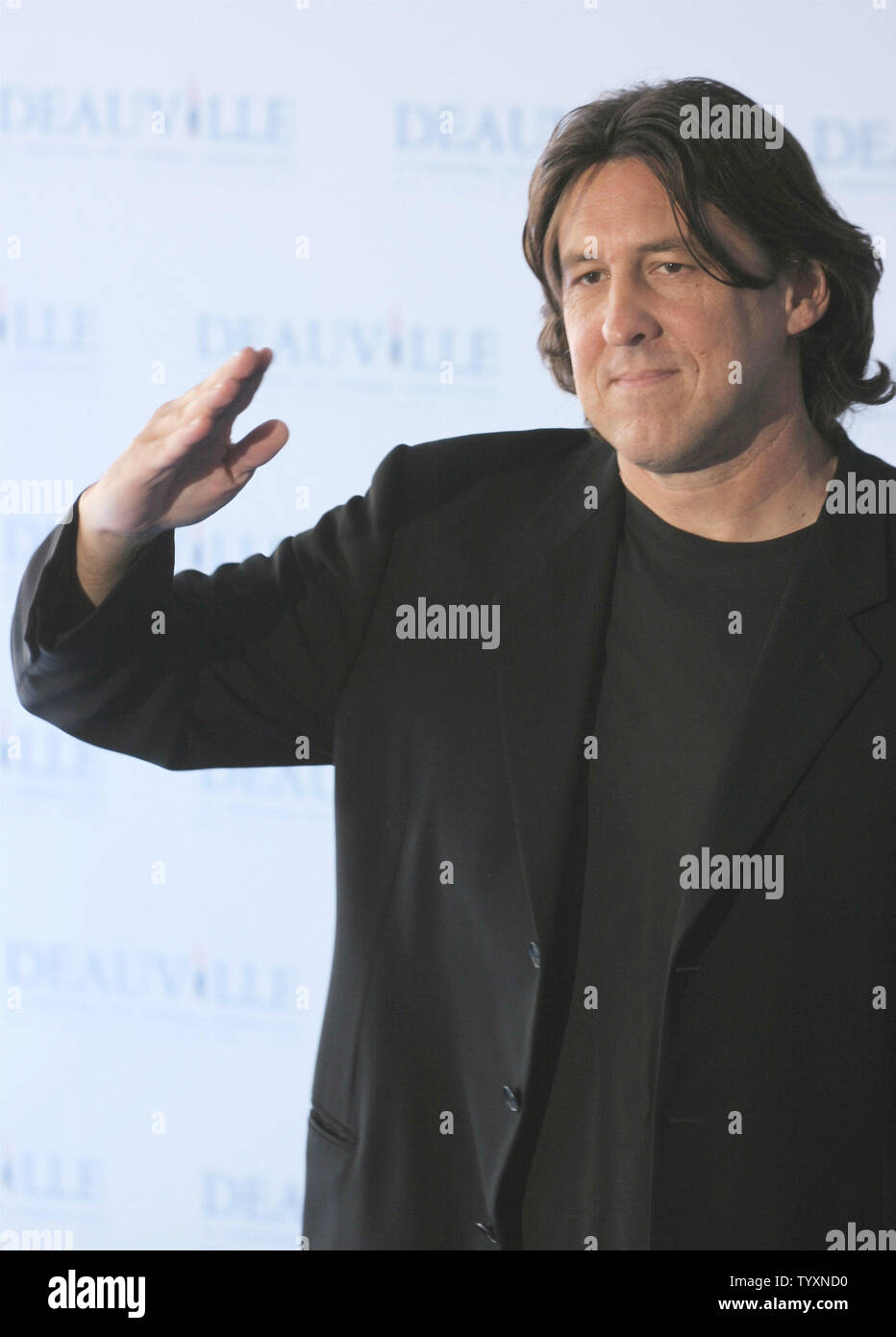 Director Cameron Crowe poses during a photocall while promoting his new ...