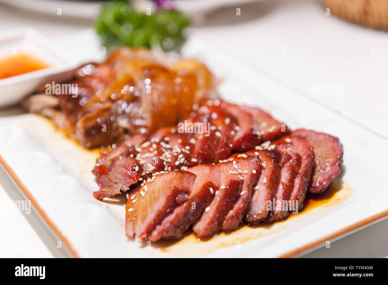 Hong kong style roast pork hi-res stock photography and images - Alamy