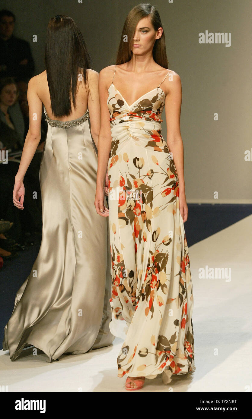 A model wears an outfit by Australian fashion designer Collette ...