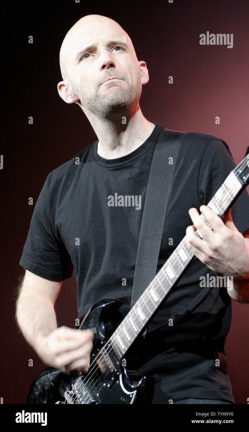 American electronic musician Moby performs at Bercy in Paris, France on ...