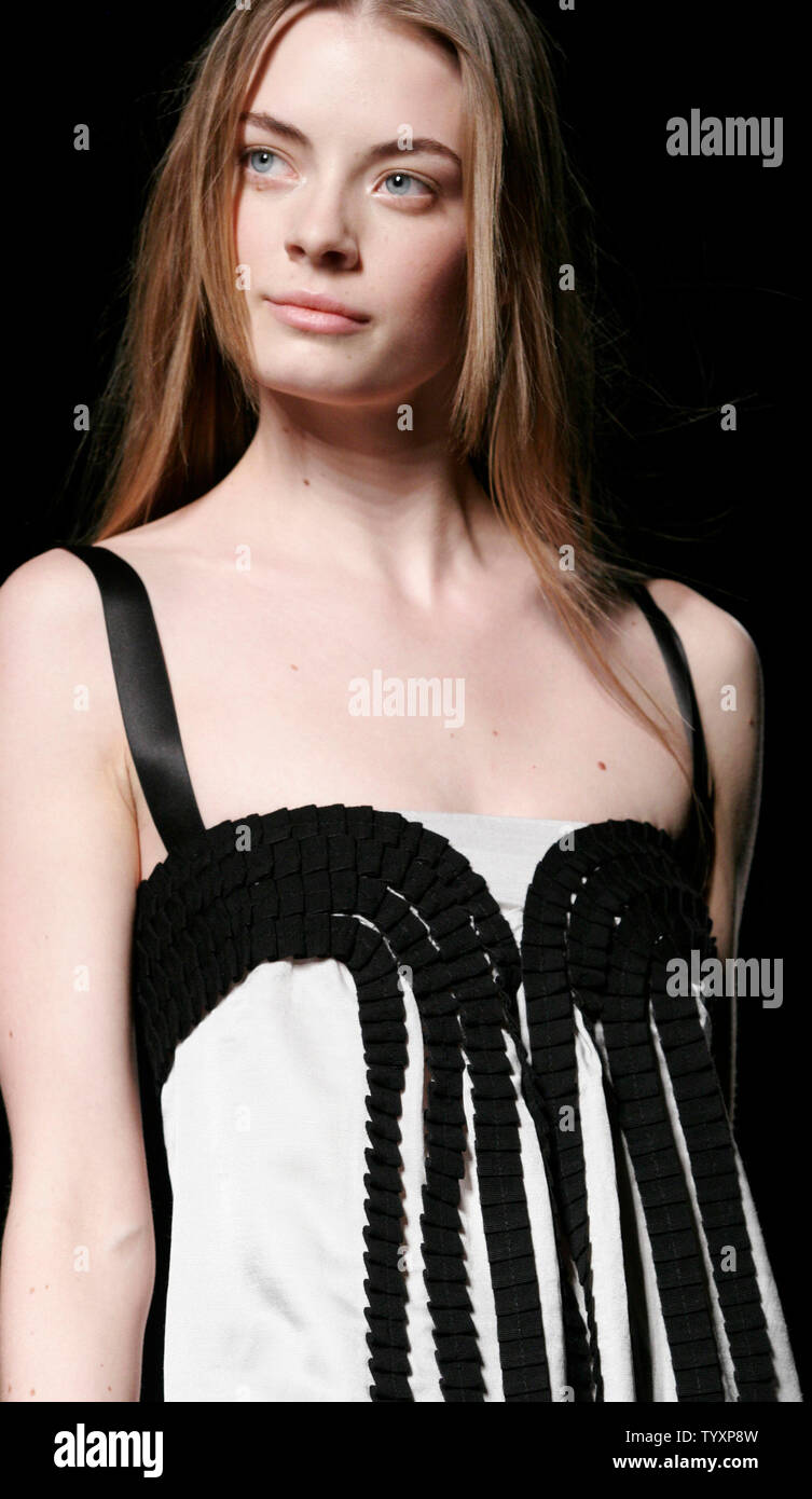 A model sports a creation by fashion designer Stella McCartney for her ...