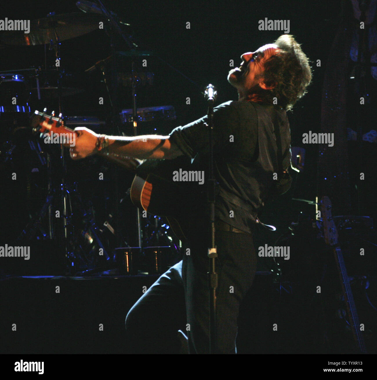 Bruce Springsteen performs in concert with members of the Seeger ...