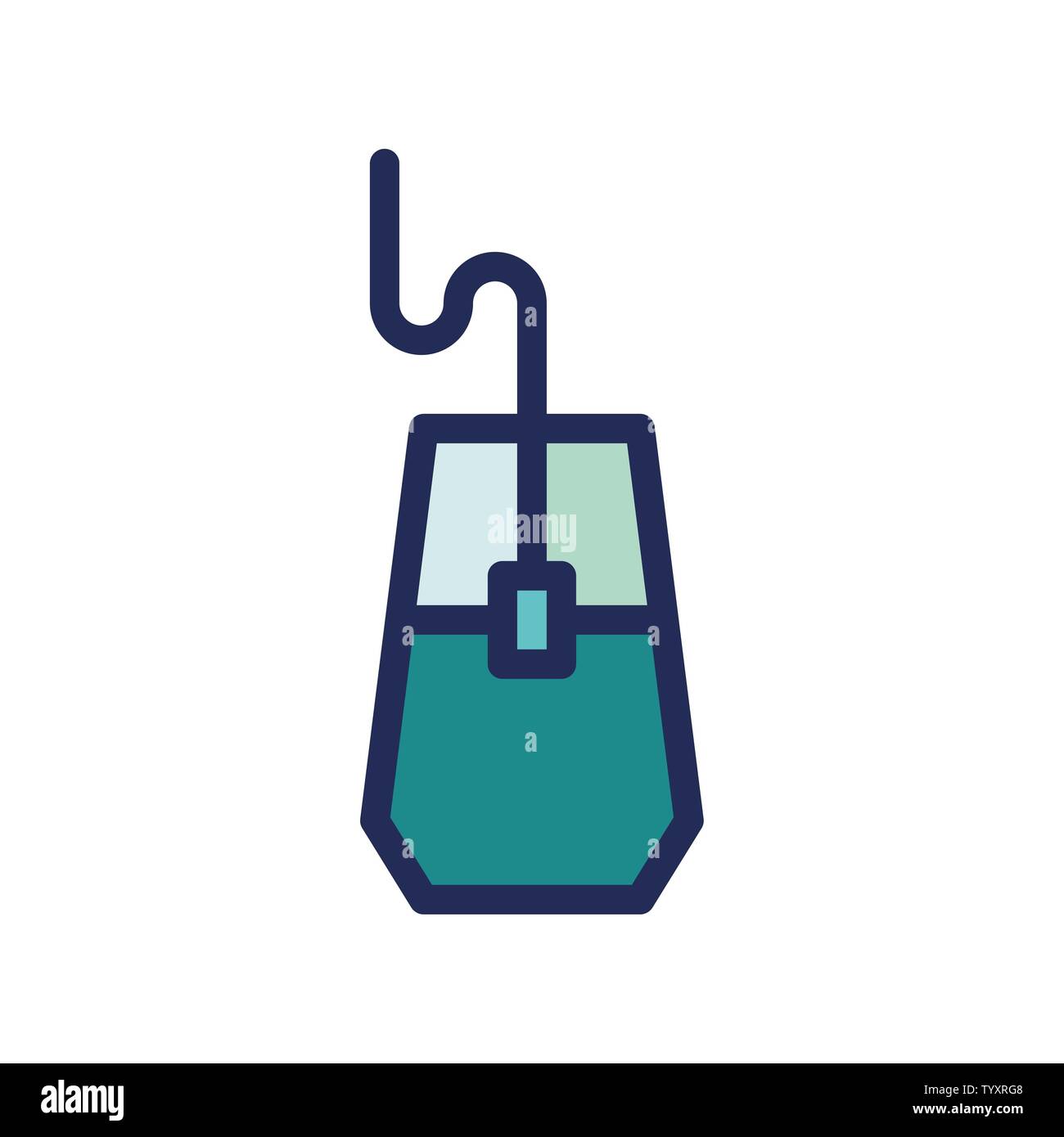 mouse peripheral icon or logo illustrator. Perfect use for website, app ...