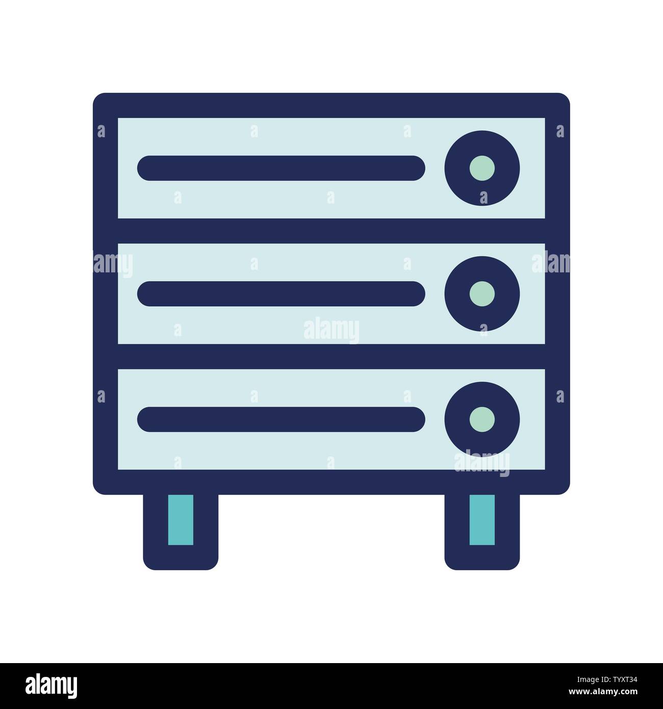 data cloud storage server icon or logo illustrator. Perfect use for ...