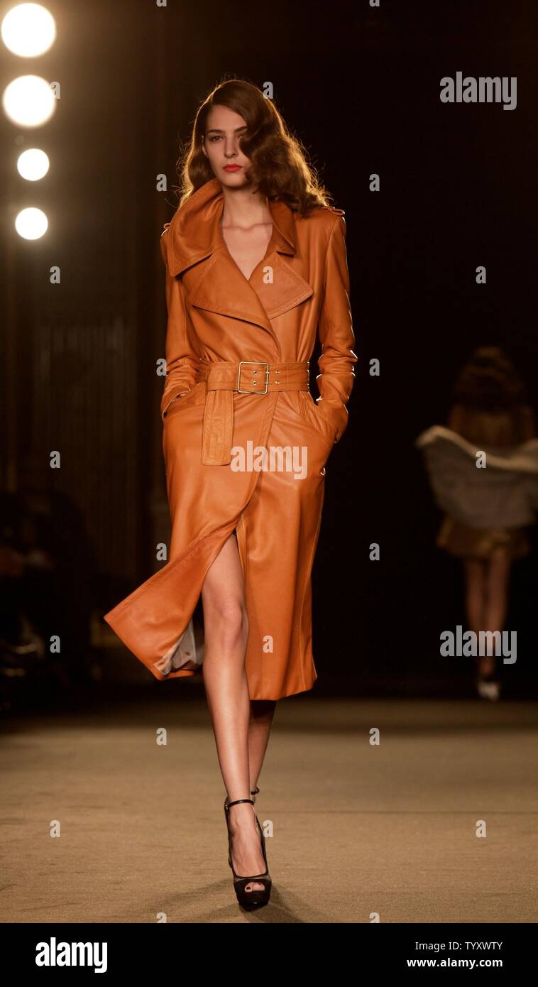 A model sports a creation by Japanese fashion designer Junko Shimada ...