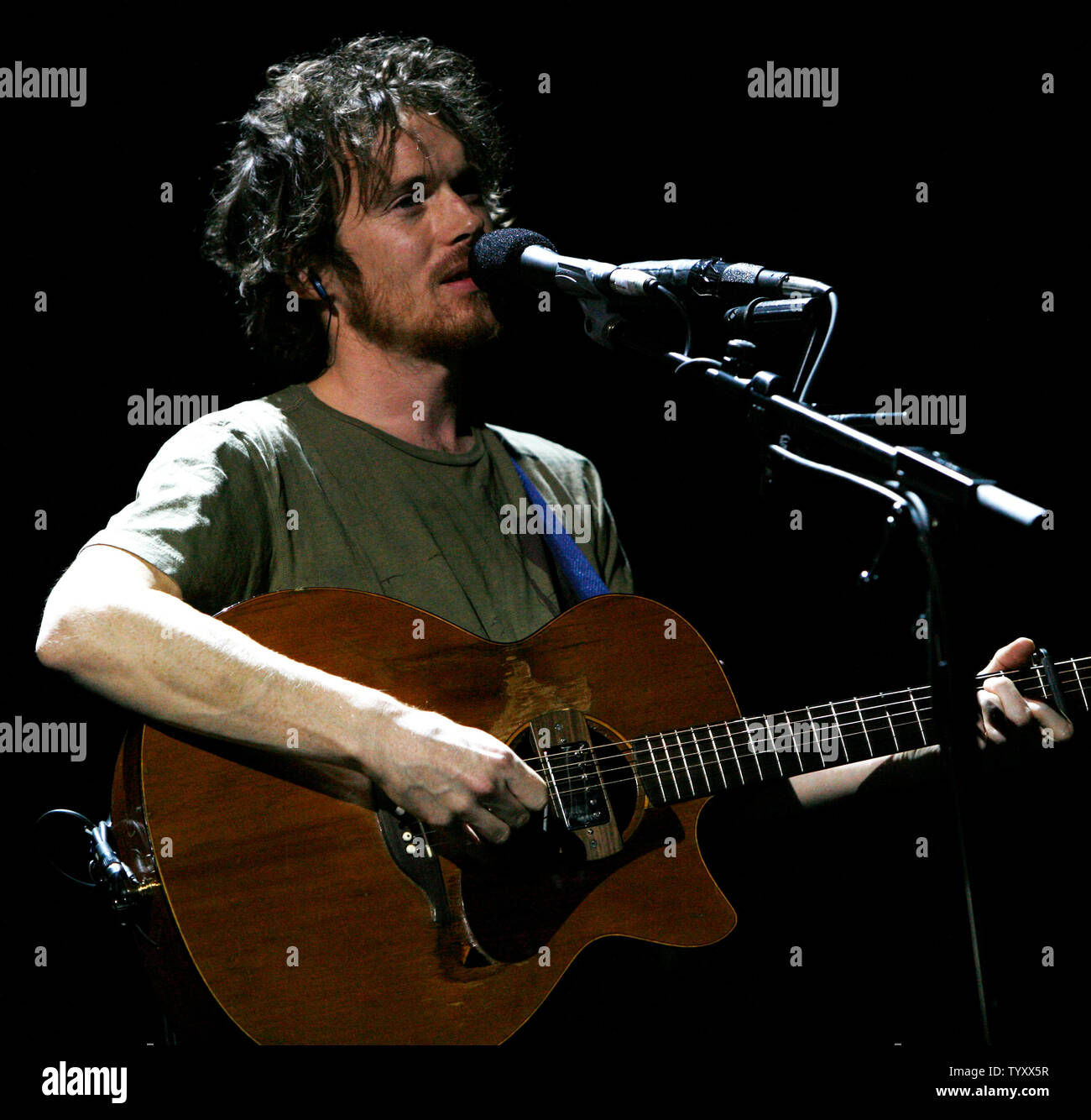 Singer Damien Rice performs in concert at Le Grand Rex in Paris on ...