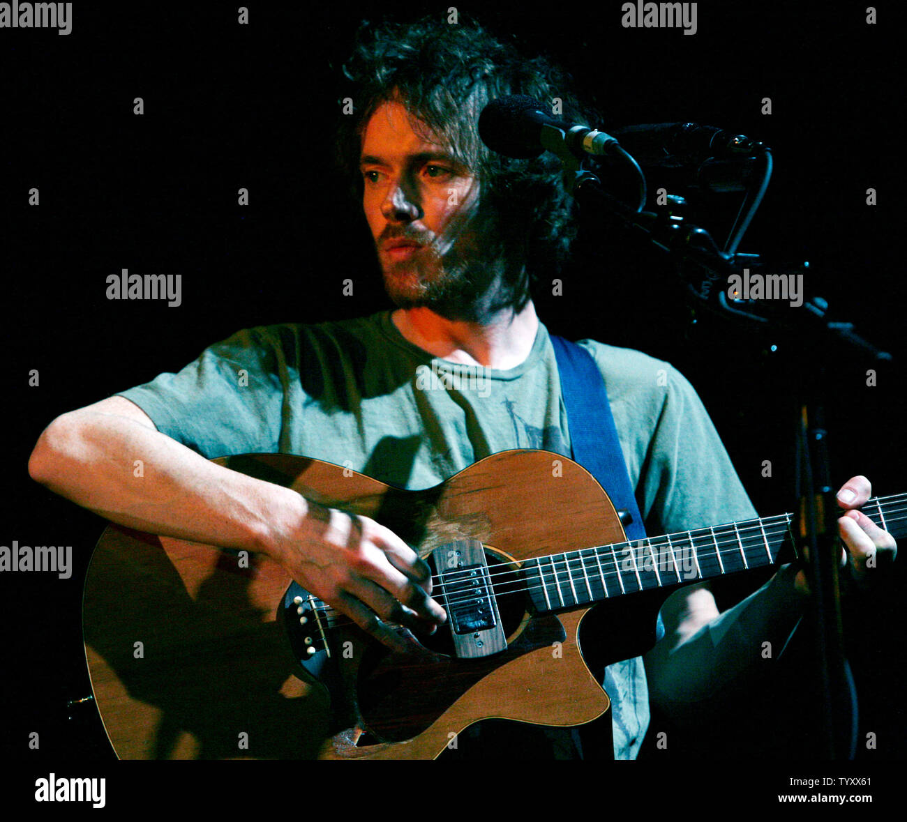 Singer Damien Rice performs in concert at Le Grand Rex in Paris on ...