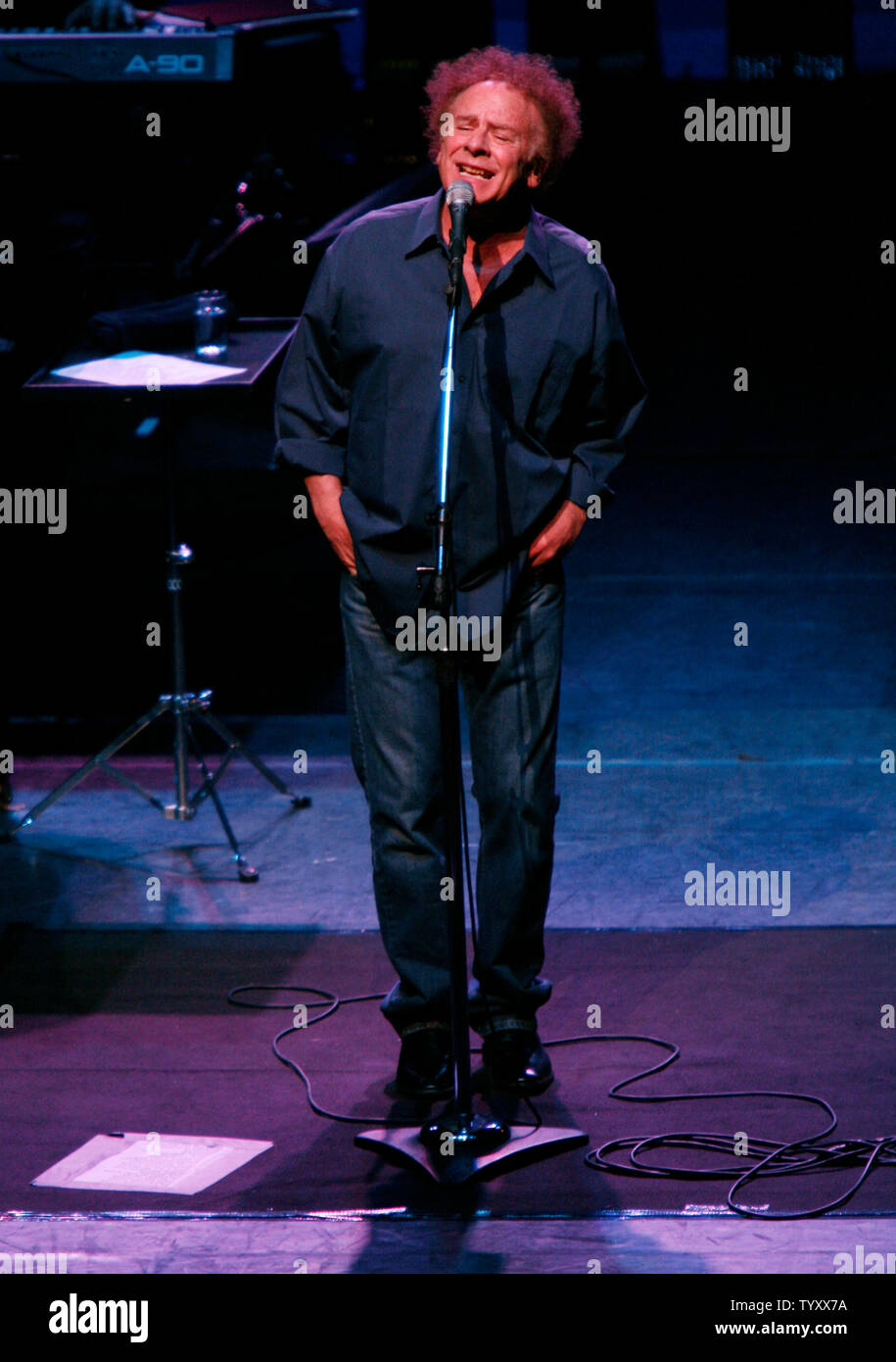 Singer Art Garfunkel performs in concert at the famed Olympia Hall in ...