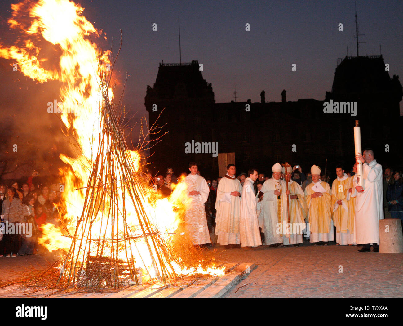 Easter Vigil Fire