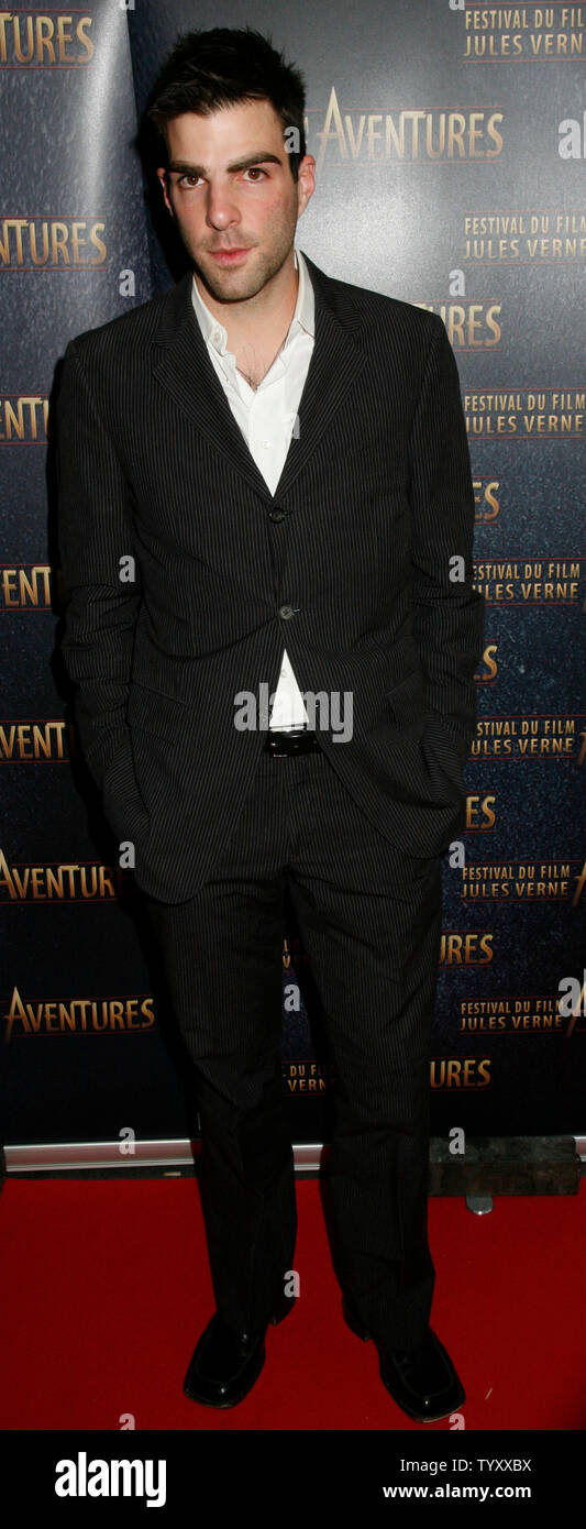 Actor Zachary Quinto of the television series "Heroes" arrives on the ...