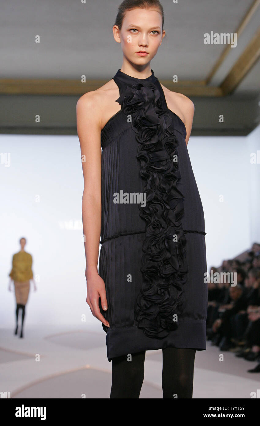 A model wears an outfit by Italian fashion designer Alexandra ...