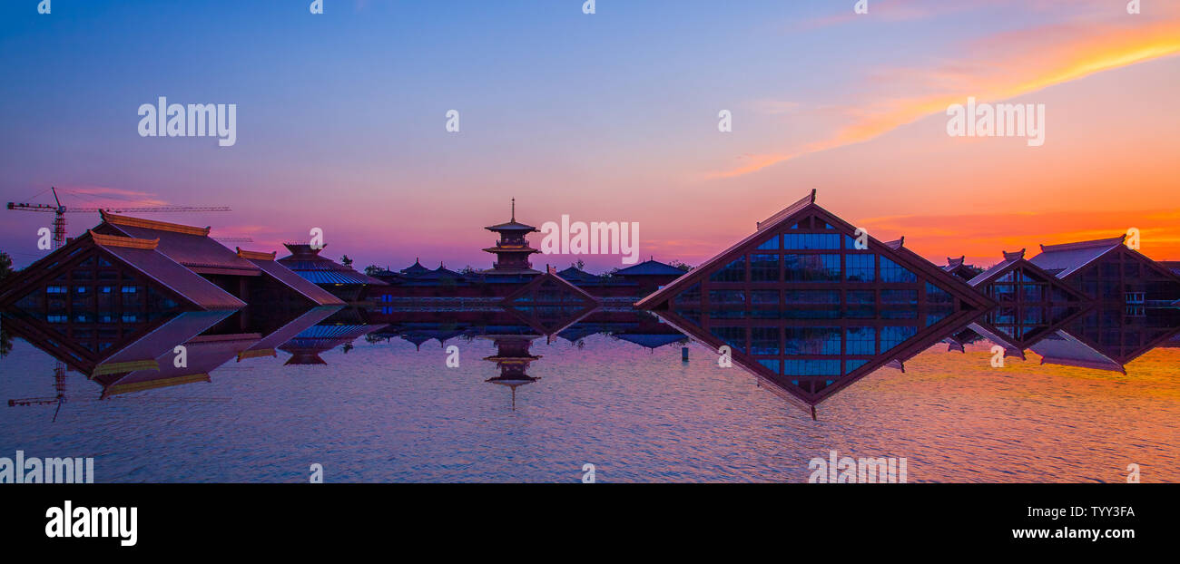 forest ruins of guangfu Stock Photo - Alamy
