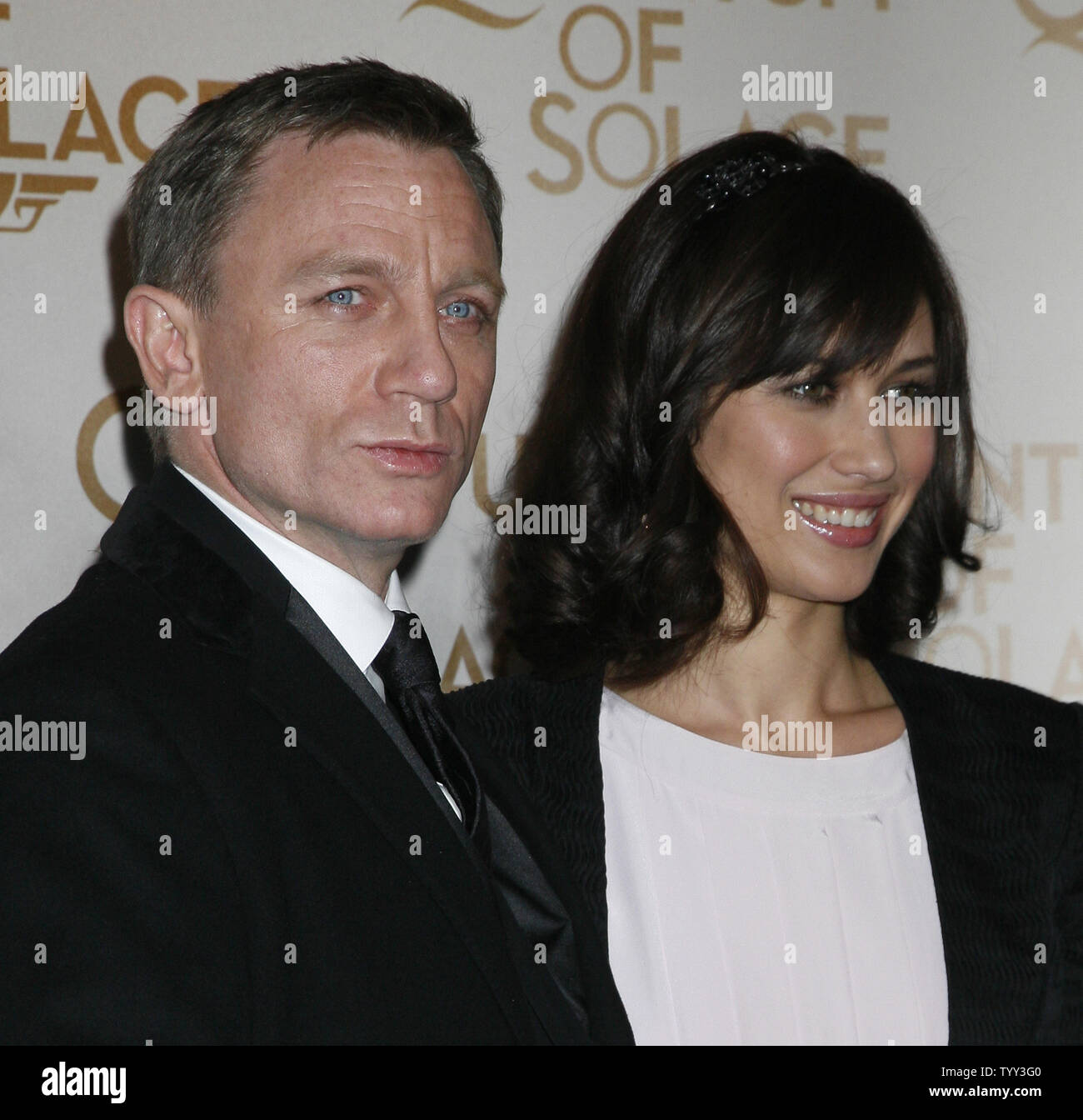 Actor Daniel Craig And Actress Olga Kurylenko Arrive At The French 2866