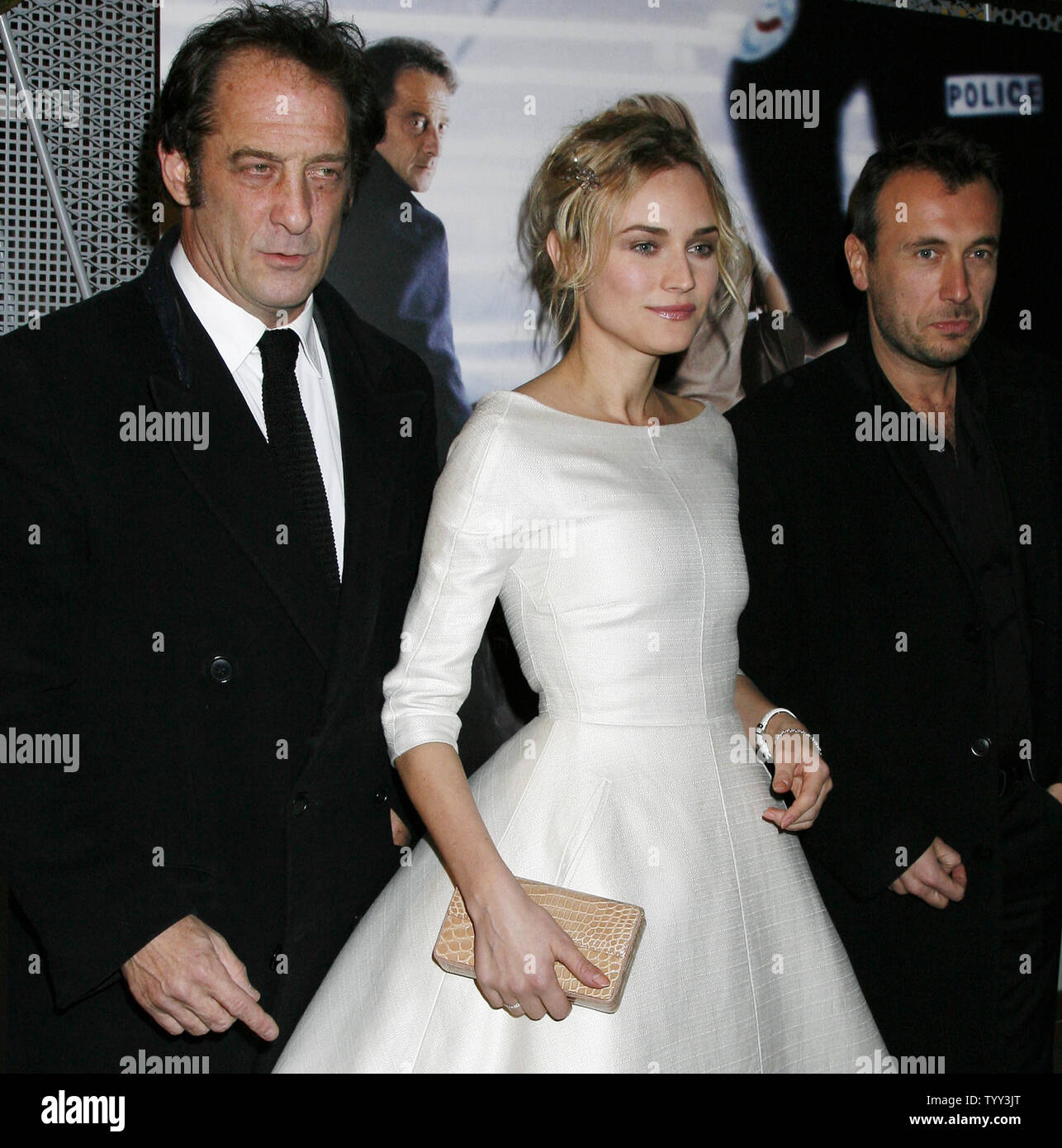 Actor Vincent Lindon (L), actress Diane Kruger (C) and director Fred ...