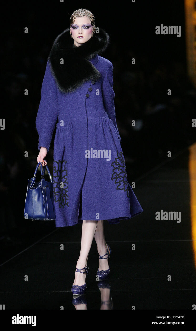 A model wears an outfit during the presentation of the Christian Dior Fall-Winter 2009/10 Ready ...
