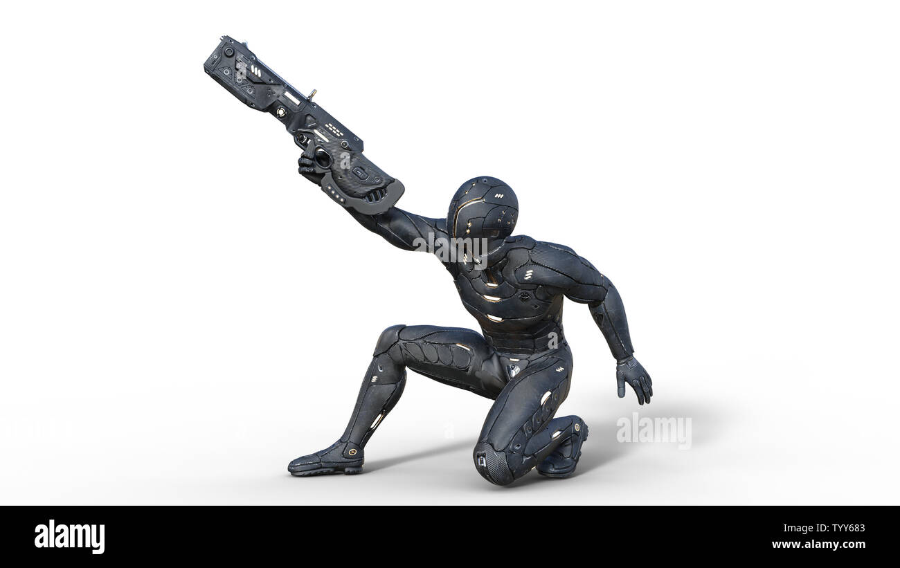 Man in suit crouching on hi-res stock photography and images - Alamy