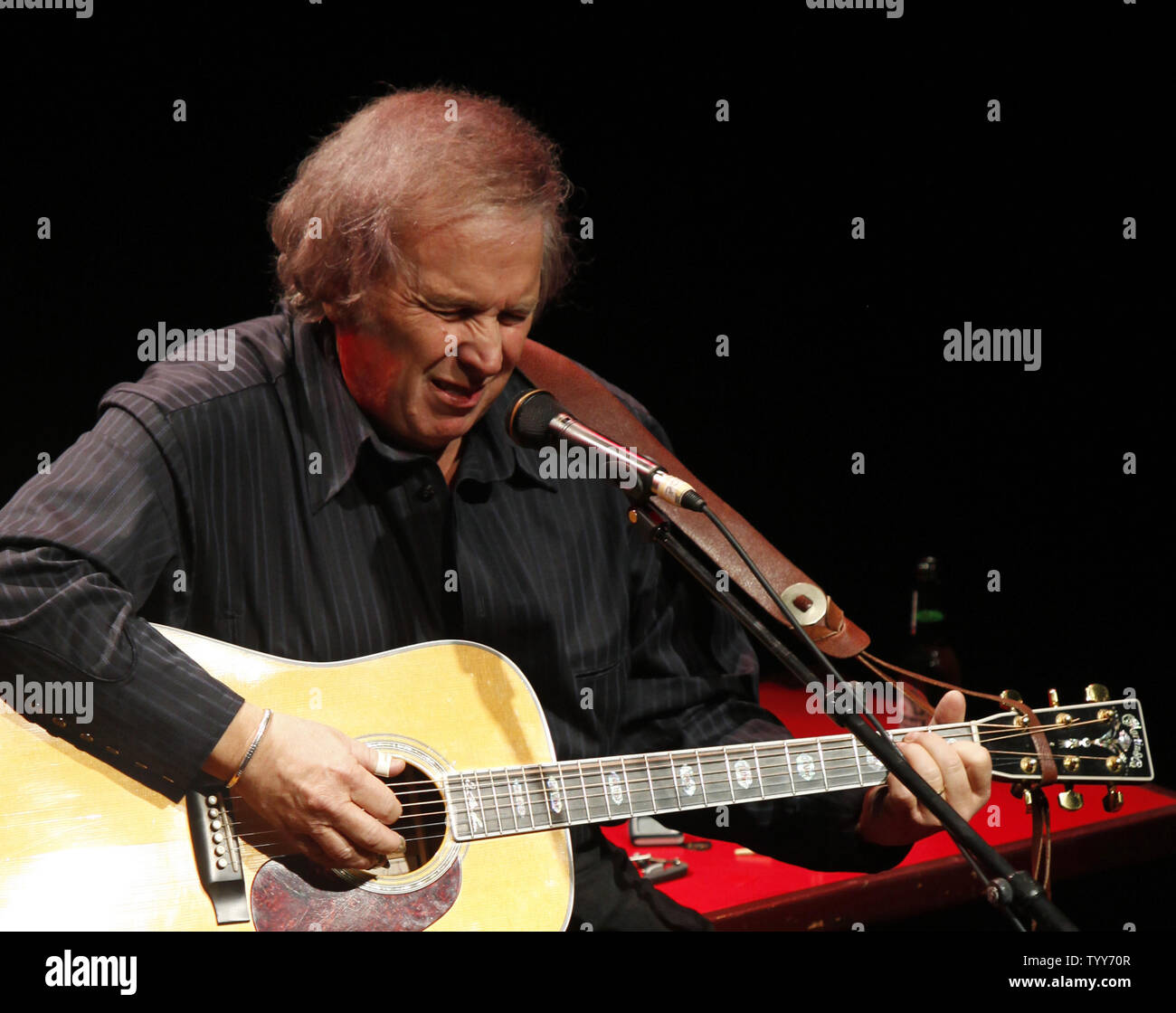 Folk singer Don McLean performs in concert at La Cigale in Paris on ...