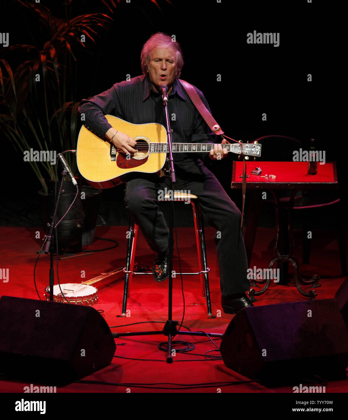Folk singer Don McLean performs in concert at La Cigale in Paris on ...