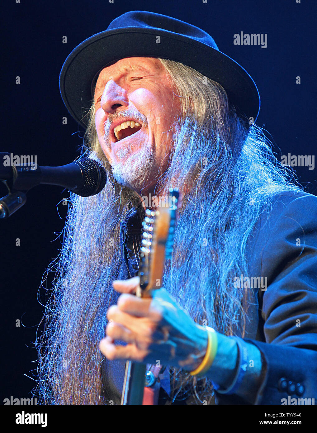 Patrick Simmons performs in concert with his band The Doobie Brothers ...