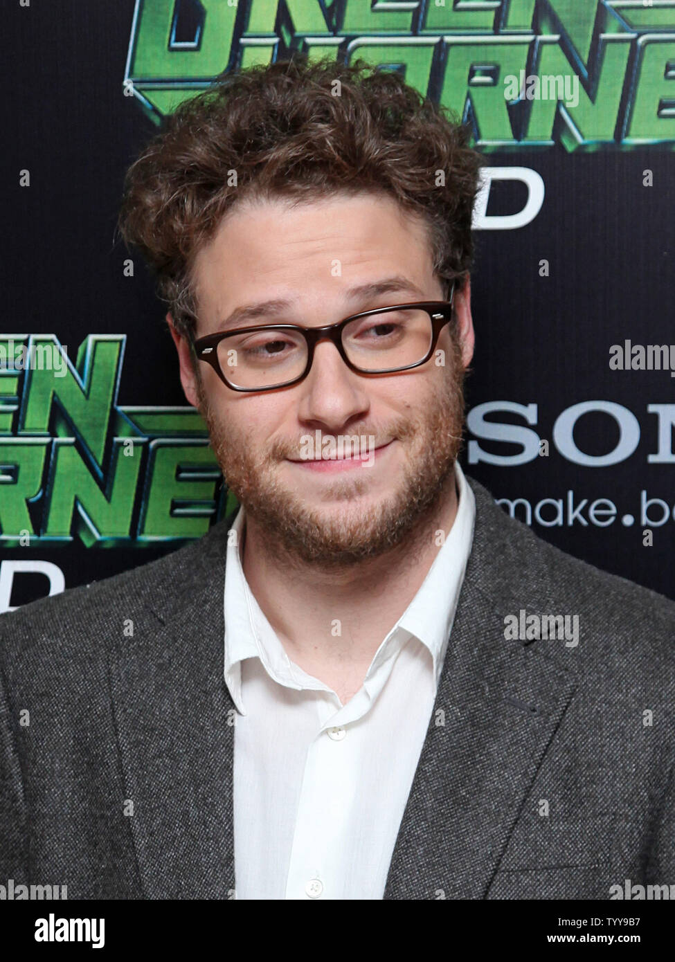 Seth Rogen arrives at the French premiere of the film "The Green Hornet ...