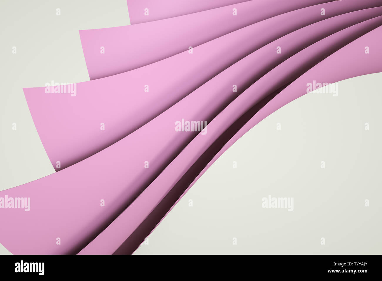 Three-dimensional rendering, pink flow background Stock Photo - Alamy