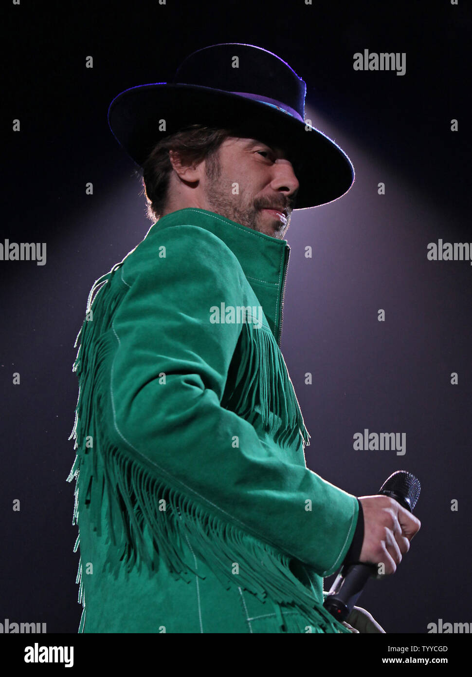 Jason "Jay" Kay of Jamiroquai performs in concert at Bercy in Paris on ...