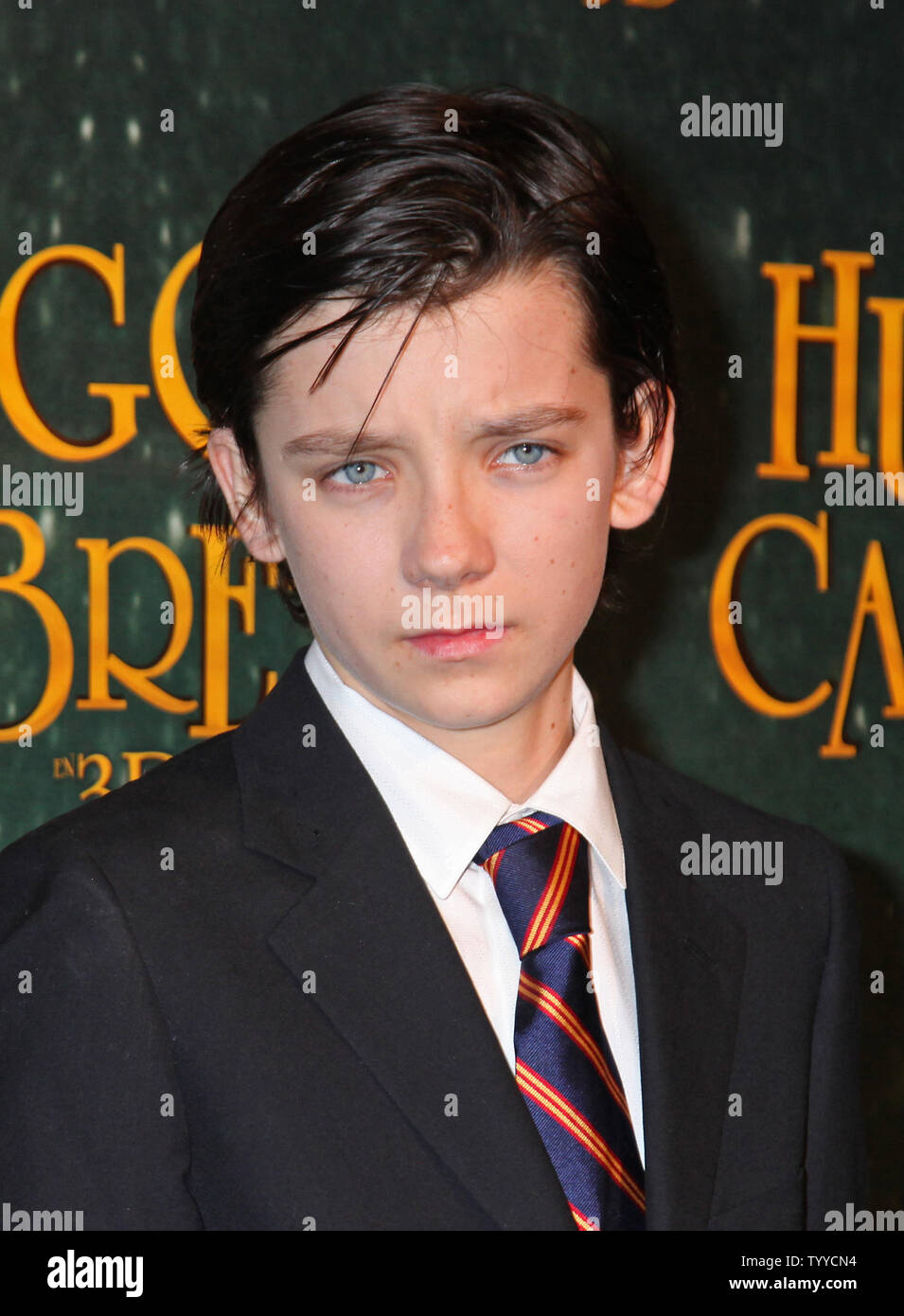 Asa Butterfield Hugo Premiere
