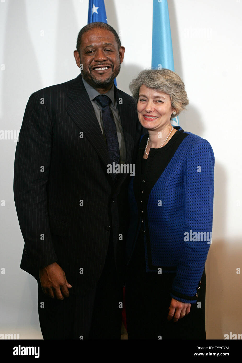 Oscar-winning US actor Forest Whitaker and UNESCO Director General ...