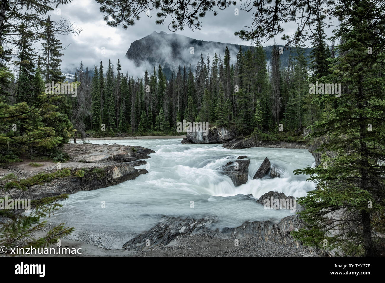 Canadian Crane National Park, Natural Bridge Stock Photo - Alamy