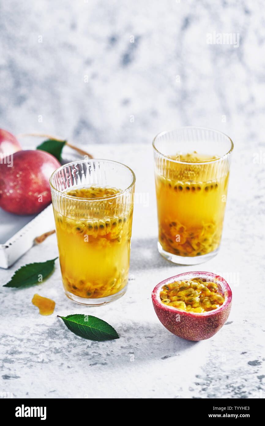 Passionfruit pulp hi-res stock photography and images - Alamy