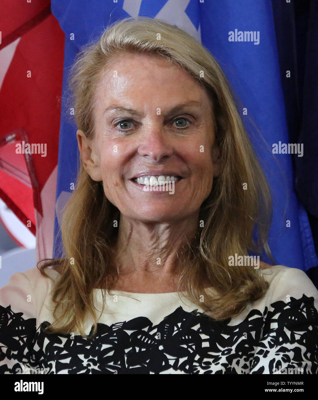 U.S. Ambassador to France Jane Hartley attends the opening of the U.S ...