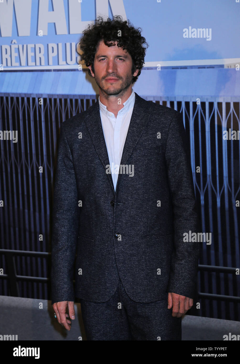 Clement Sibony arrives at the French premiere of the film "The Walk" in ...