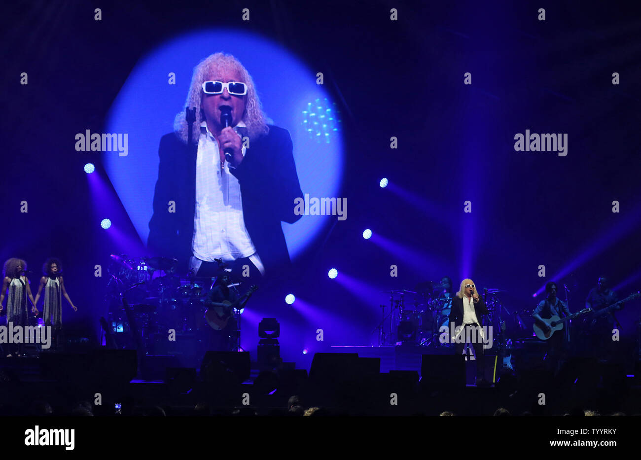 Michel Polnareff performs in concert at AccorHotels Arena in Paris on ...