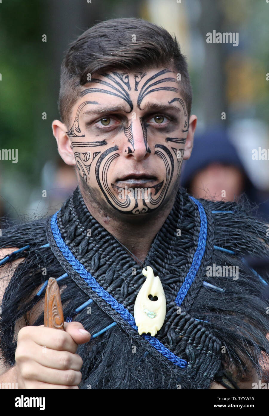 Maori warrior from new zealand hi-res stock photography and images - Alamy